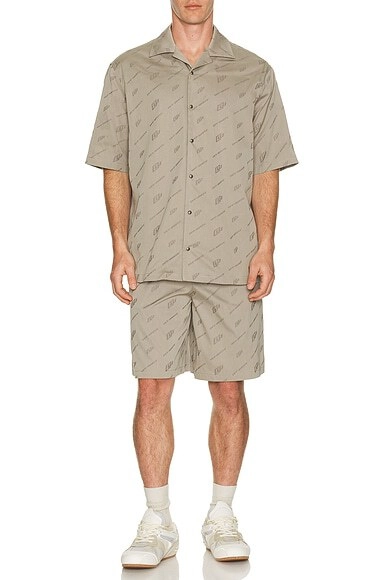 Off-White Jacquard Bowl Shorts - Stone