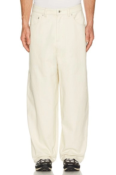 METALWOOD STUDIO 5-pocket Twill Pant - Natural