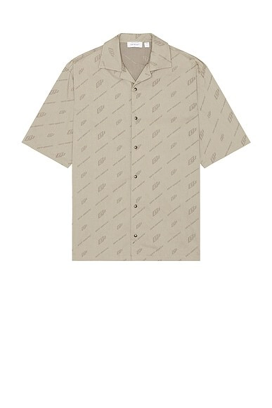 Off-White Jacquard Bowling Shirt