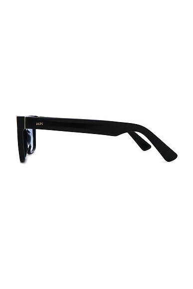 MESSYWEEKEND Dean Sunglasses - Black & Gradient Blue