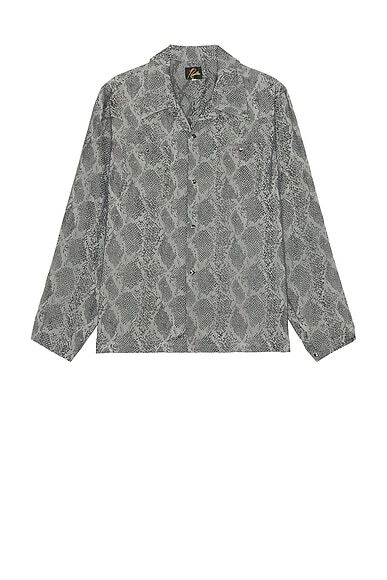Needles Cowboy One Up Shirt Python Jacquard