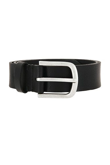 CORRIDOR Leather Belt With Steel Buckle
