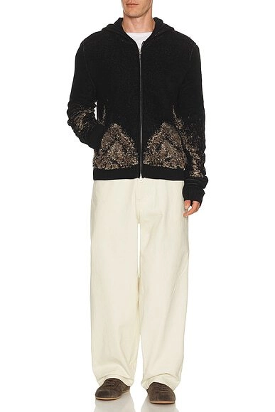 ISA BOULDER Loopfront Hoodie - Black Rust