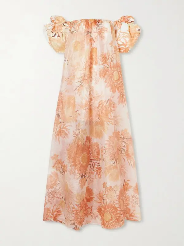 Aje Cosette Ruffled Organza Gown