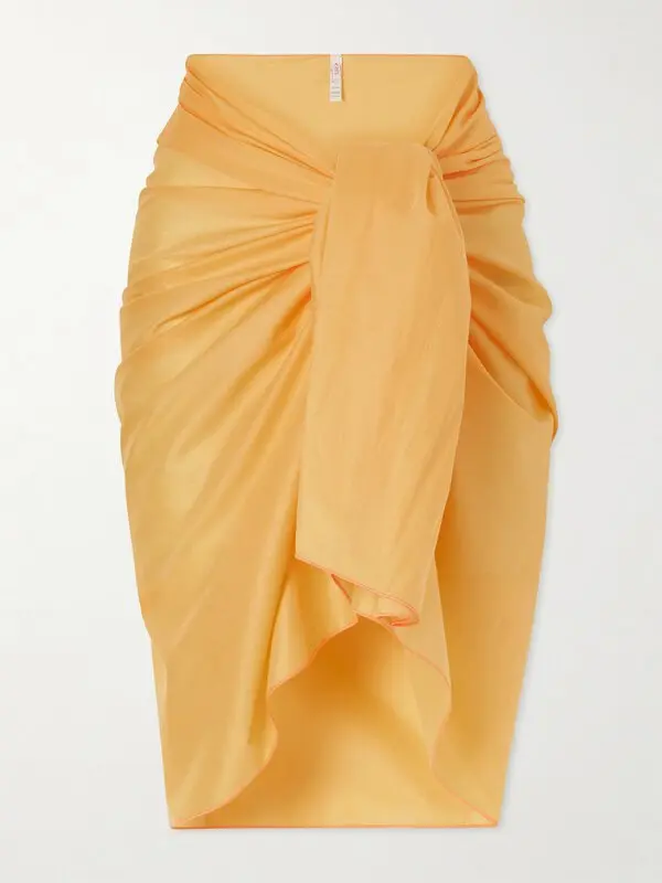 ERES Cabine Cotton-voile Pareo - Yellow