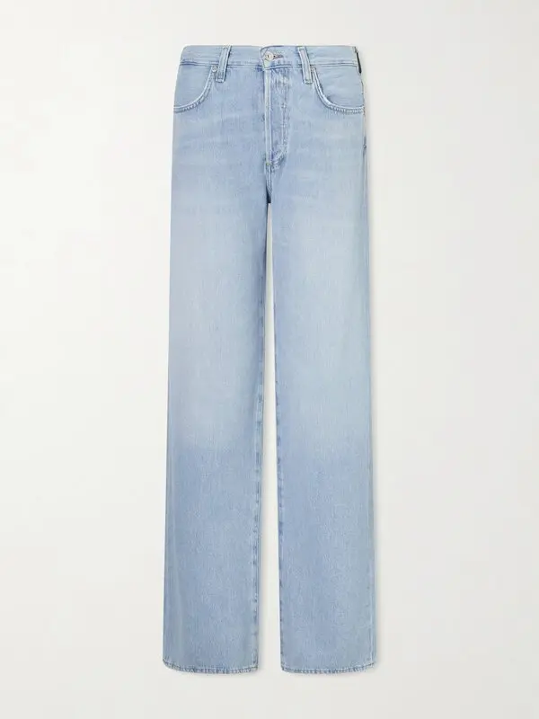 Citizens Of Humanity Annina Mid-rise Straight-leg Jeans In Juno Wash - Blue