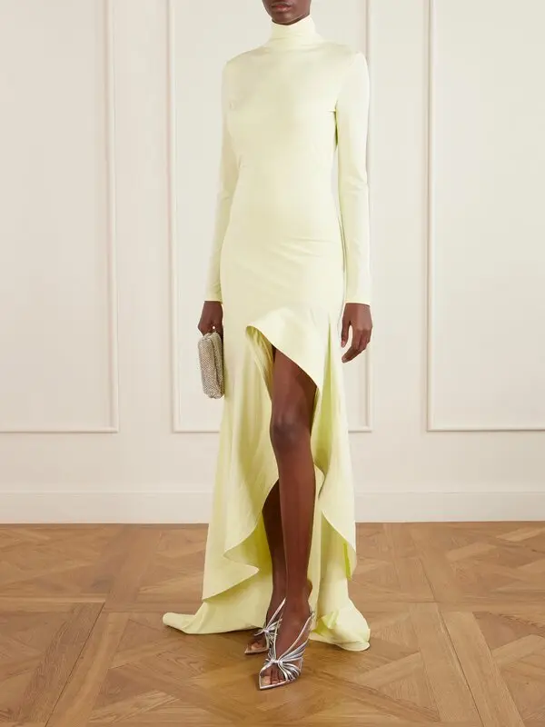 Stella McCartney Asymmetrical Crepe Jersey Dress
