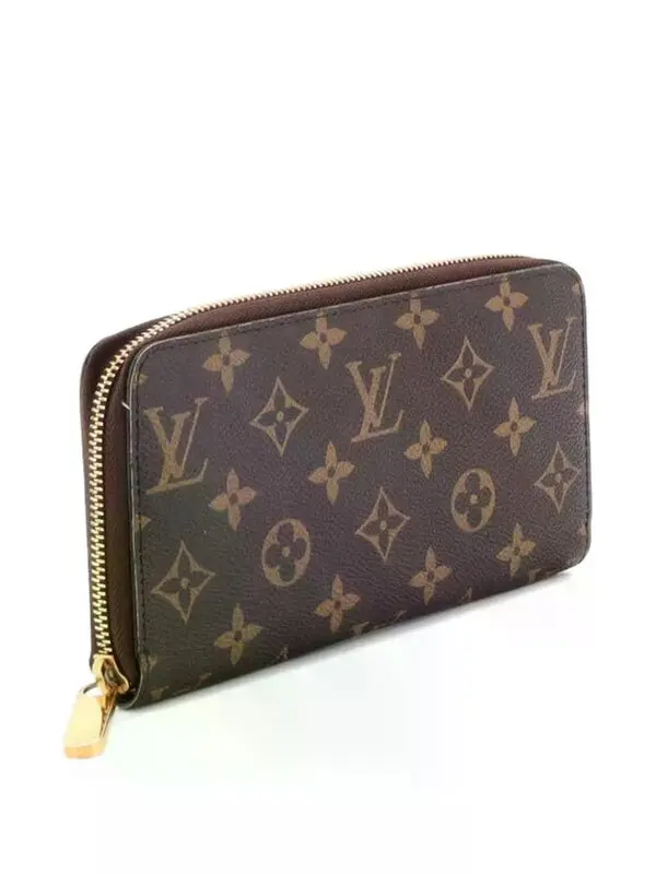 LOUIS VUITTON Zippy Wallet Monogram Canvas Small Wallets - Brown
