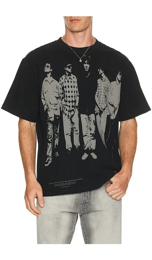 PLEASURES X Oasis Definitely Heavyweight Shirt In . Also - Black