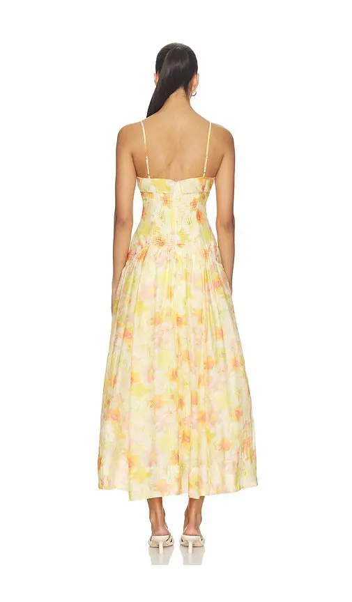 Astr The Label Ovina Dress - Yellow