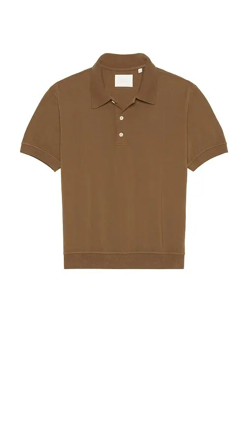 Citizens Of Humanity Banded Polo In . Also - Brown
