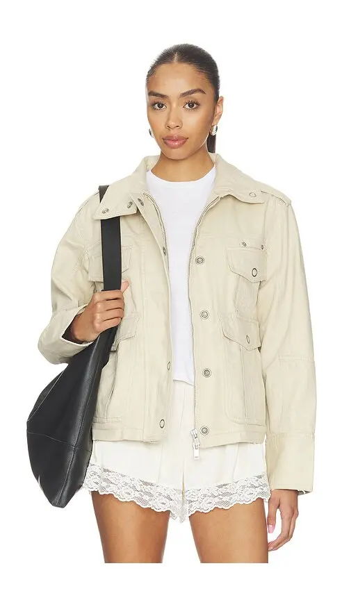 Free People We The Free Kali Washed Jacket - Tan