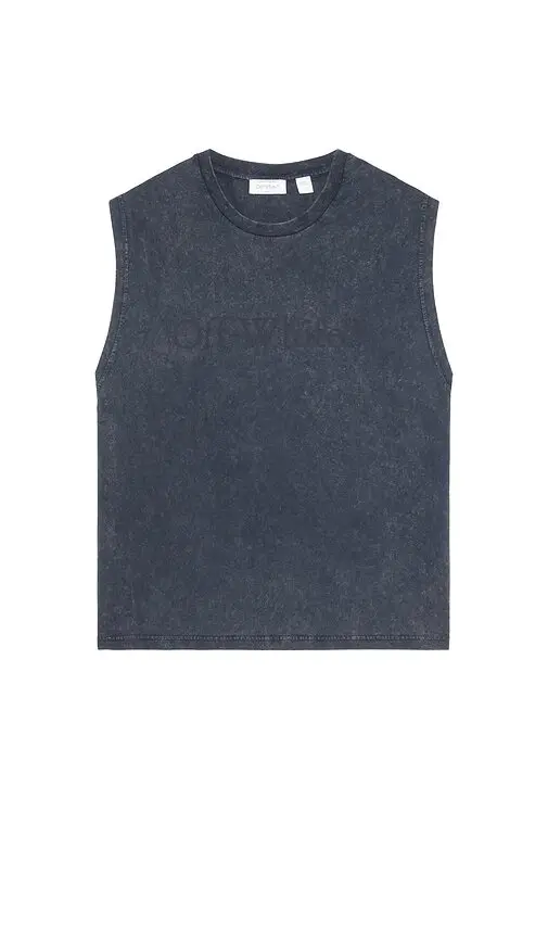 Off-White Laundry Sleeveless Tee In . Also - Blue