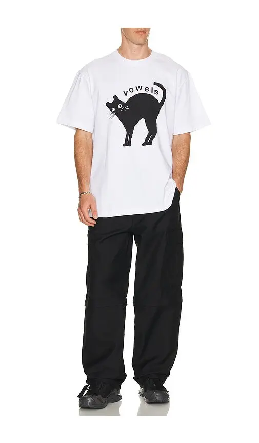 VOWELS Kitty Tee In . Also