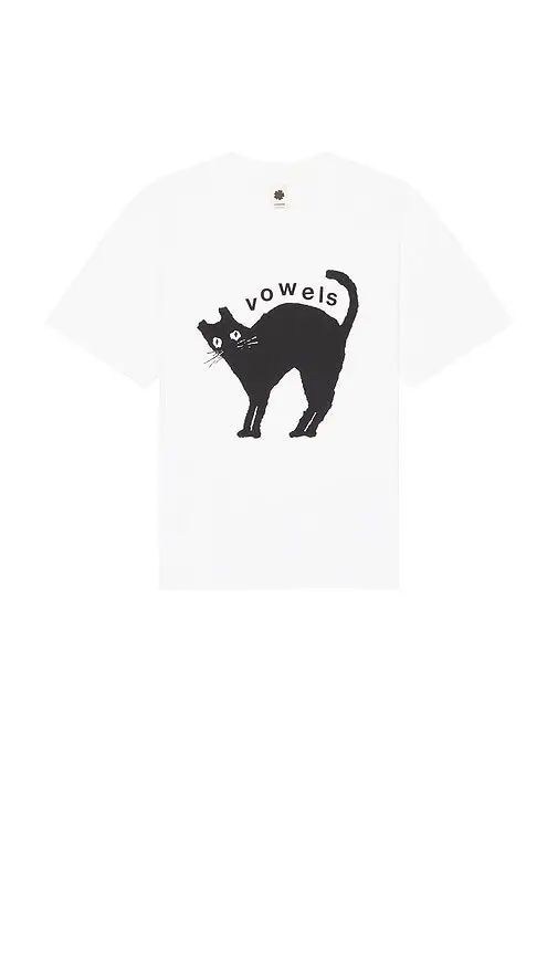 VOWELS Kitty Tee In . Also