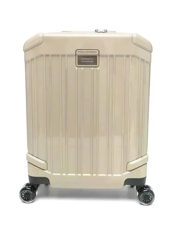 PIQUADRO Pop Suitcase With Telescopic Handle And Combination Lock