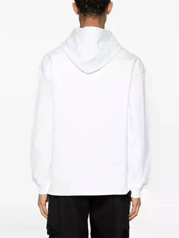 DIESEL® Cotton Jersey Hoodie With Logo Detailing