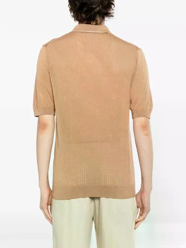 Tagliatore Short-sleeve Polo Shirt - Neutrals