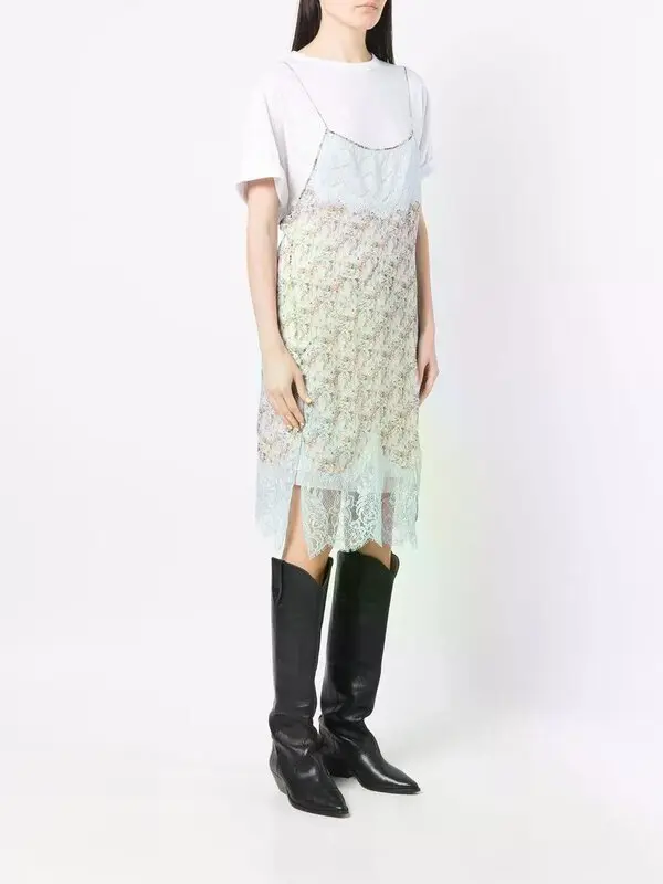 Dsquared2 Floral-print Silk Dress