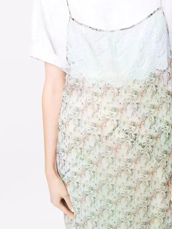 Dsquared2 Floral-print Silk Dress
