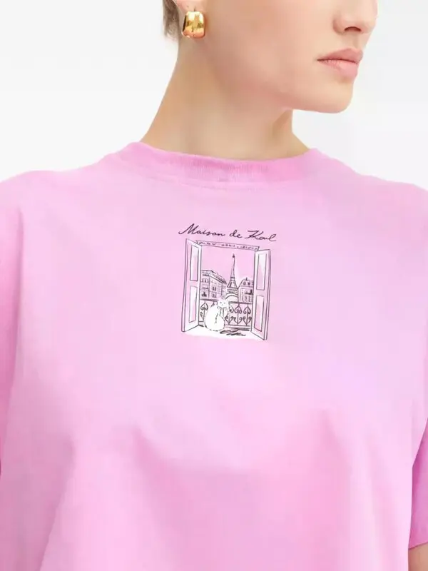 Karl Lagerfeld Eiffel Tower Graphic T-shirt