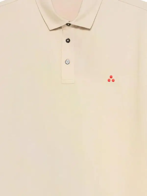 Peuterey Logo-embroidery Polo Shirt - Neutrals