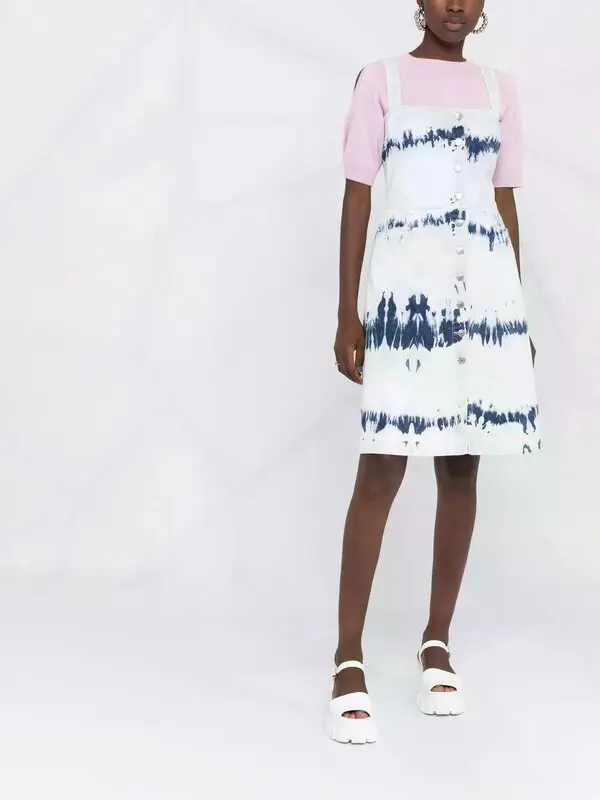 Stella McCartney Tie-dye Cotton A-line Dress