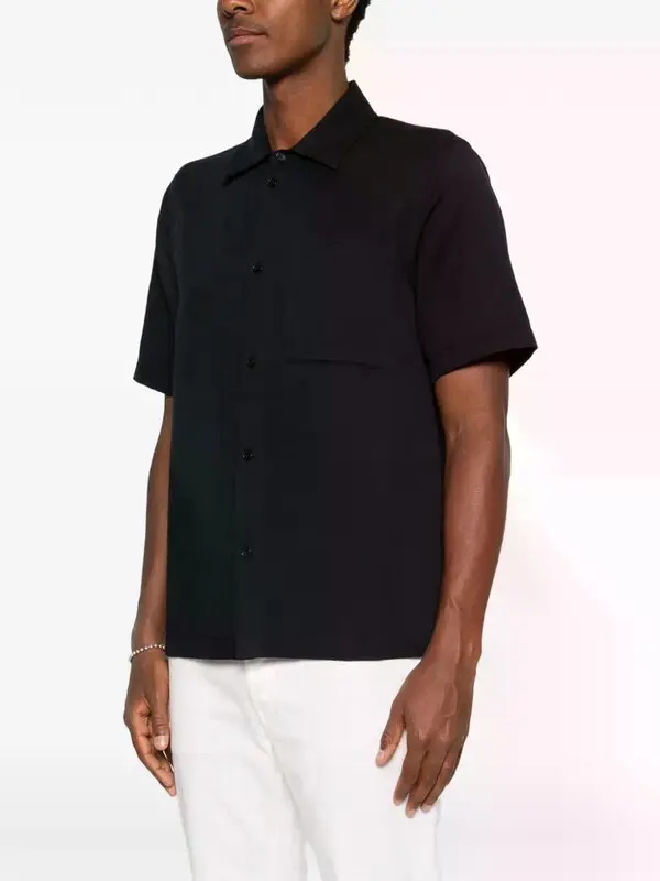 ALPHATAURI Short-sleeve Patch-pocket Shirt