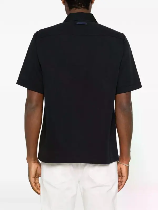 ALPHATAURI Short-sleeve Patch-pocket Shirt