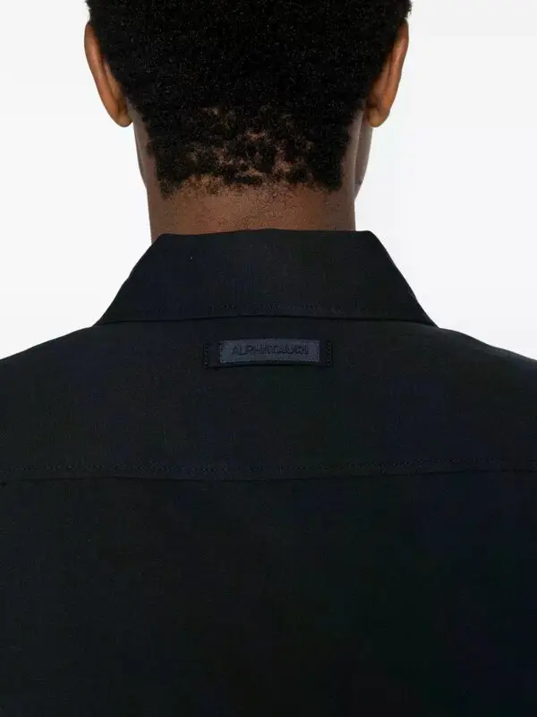 ALPHATAURI Short-sleeve Patch-pocket Shirt