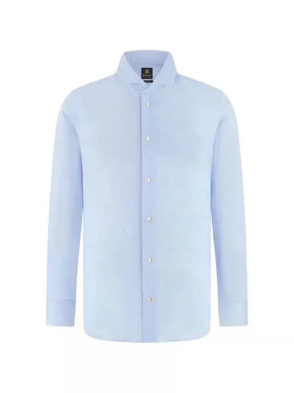 Boggi Milano Naples Collar Checked Shirt