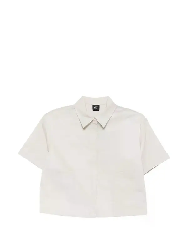 ALPHATAURI Short-sleeve Patch-pocket Shirt