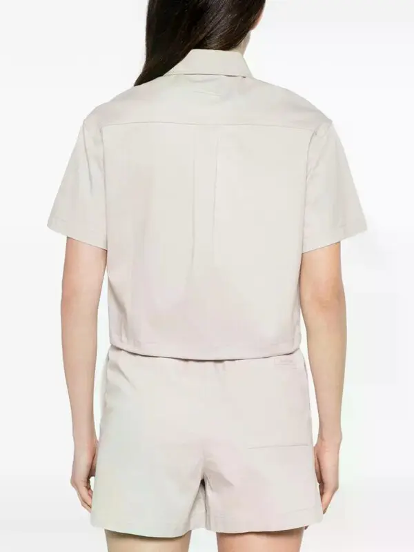 ALPHATAURI Short-sleeve Patch-pocket Shirt