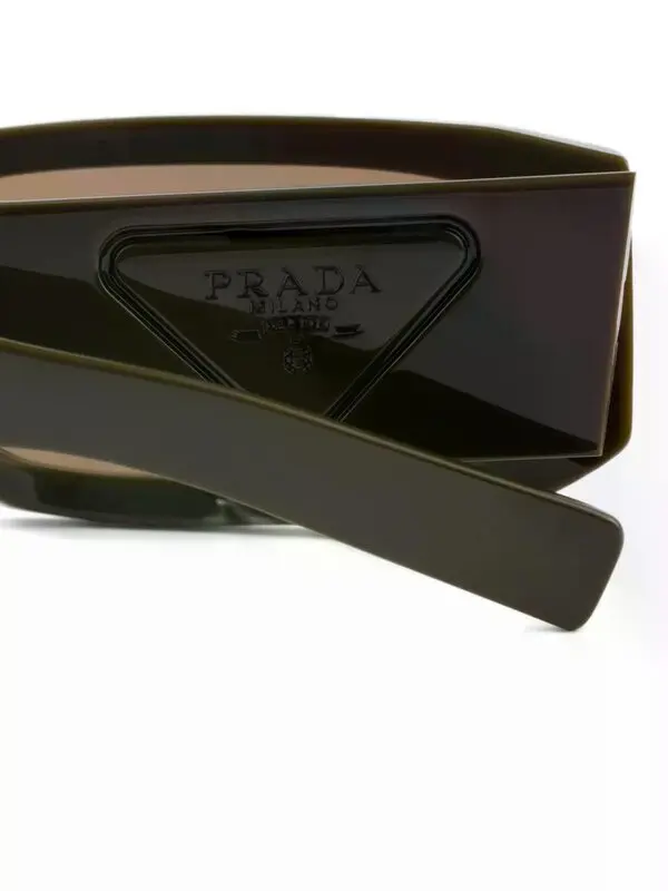 Prada Sunglasses With Engraved Triangle Logo