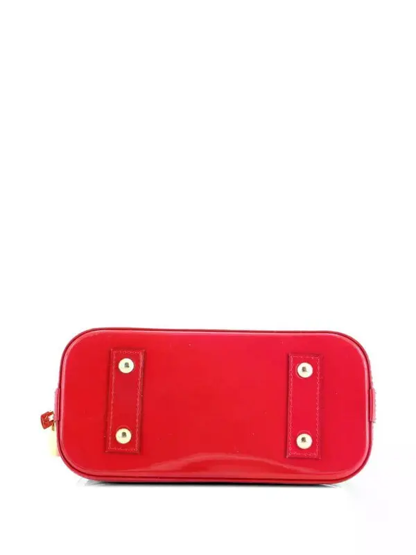 LOUIS VUITTON Alma Handbag Monogram Vernis Bb Shoulder Bag