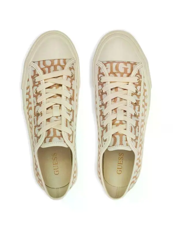 Guess Monogram Lace-up Sneakers