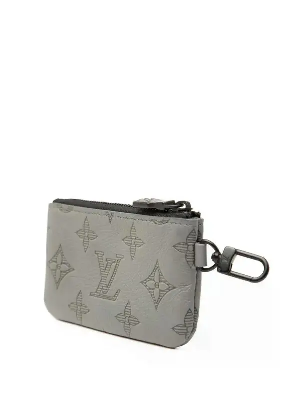 LOUIS VUITTON 2021-2026 Monogram Shadow Coin Pouch - Grey