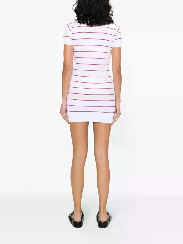 Dsquared2 Striped Knitted Dress