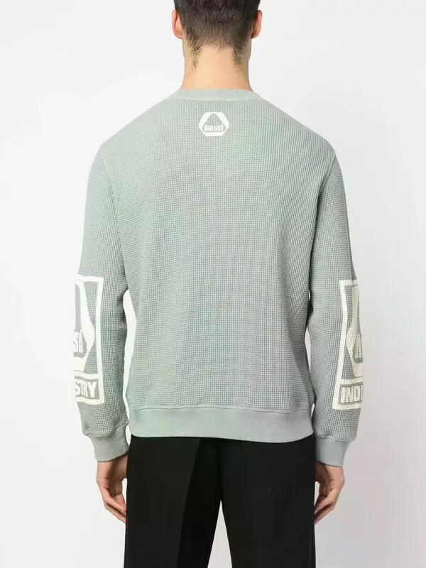 DIESEL® Logo Print Chunky Knit Jumper