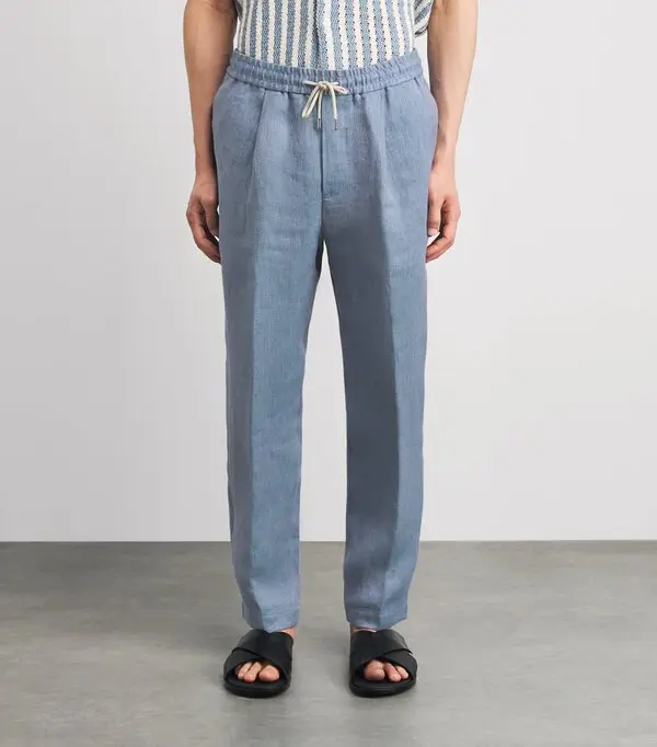 Jacob Cohen Linen Drawstring Trousers