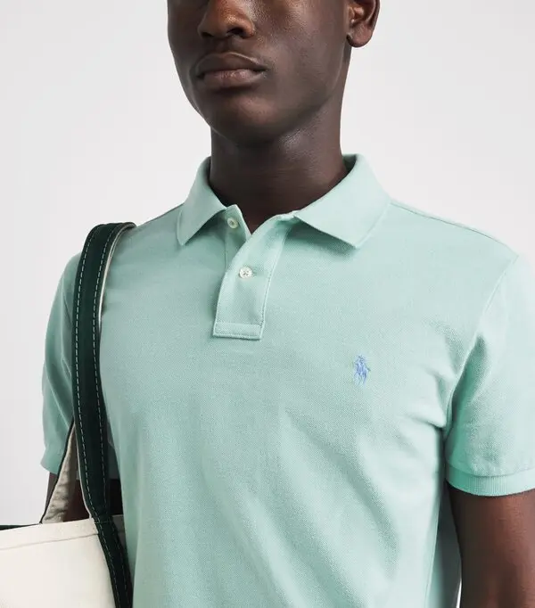 Polo Ralph Lauren Cotton Mesh Custom-fit Polo Shirt - Green