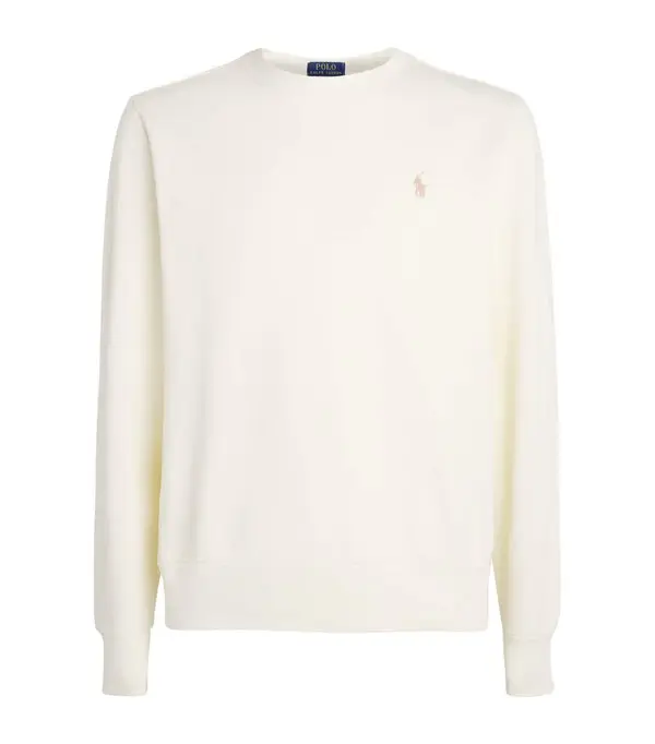 Polo Ralph Lauren Cotton Loopback Fleece Sweatshirt - Neutral