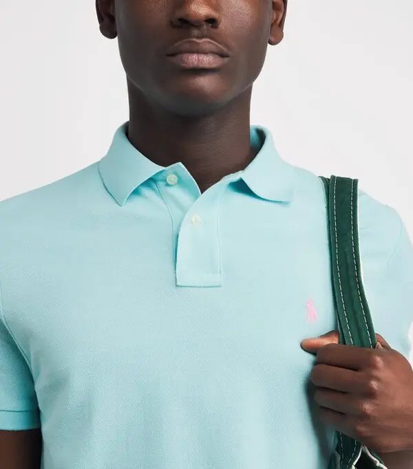 Polo Ralph Lauren Cotton Mesh Custom-fit Polo Shirt