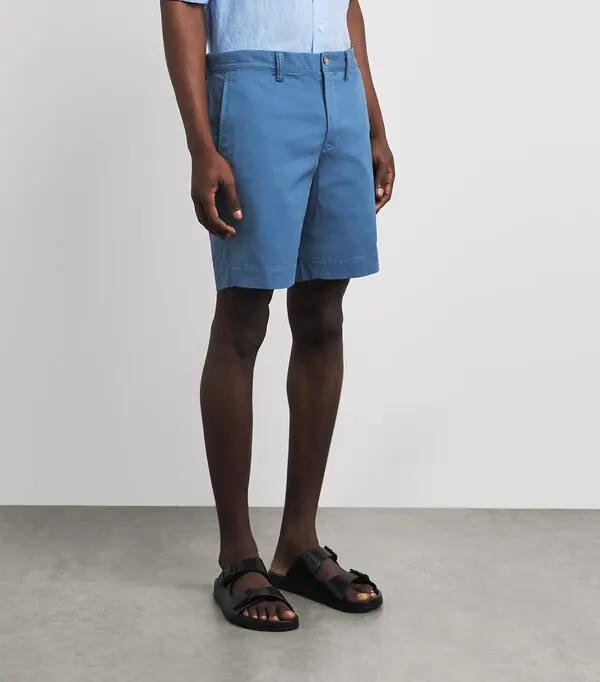 Polo Ralph Lauren Stretch-cotton Bedford Shorts - Blue