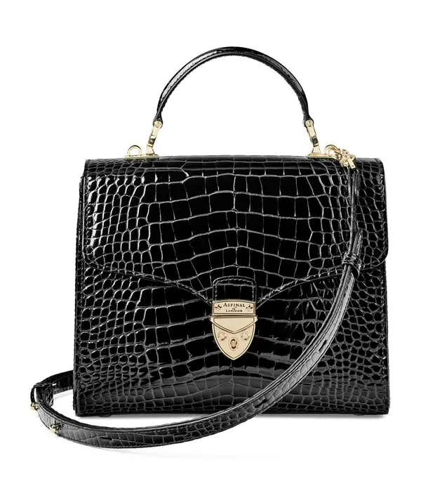ASPINAL OF LONDON Mayfair Top-handle Bag - Black