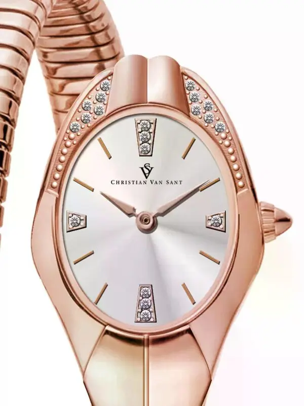 CHRISTIAN VAN SANT Naga Wrap-around Watch - Silver