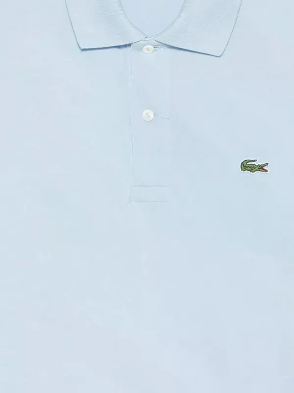 Lacoste Logo-patch Piqué Polo Shirt - Blue