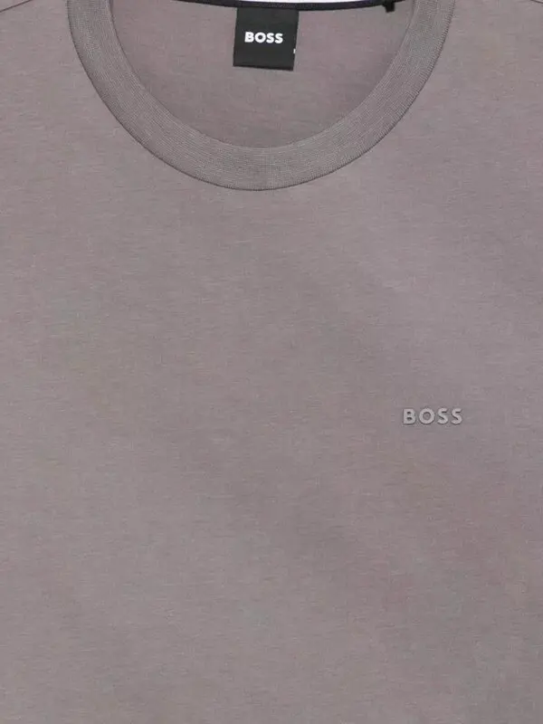 BOSS Logo-detail T-shirt - Grey