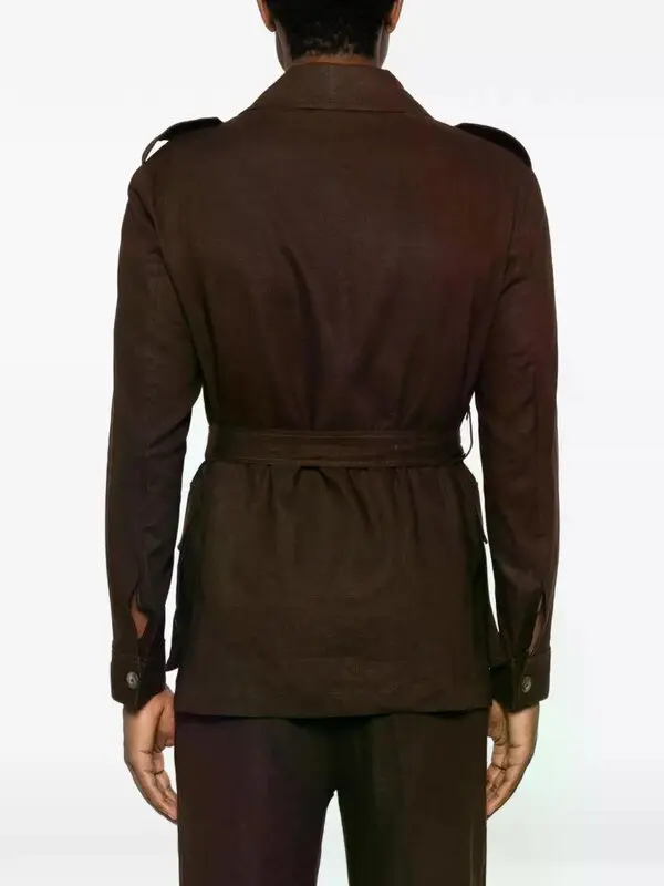 OFFICINA SARTORIALE Zanzibar Belted Jacket