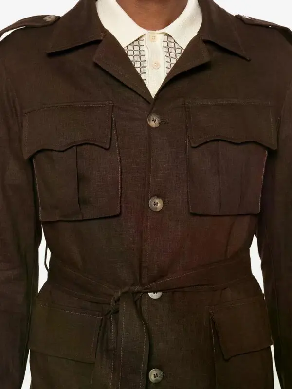 OFFICINA SARTORIALE Zanzibar Belted Jacket